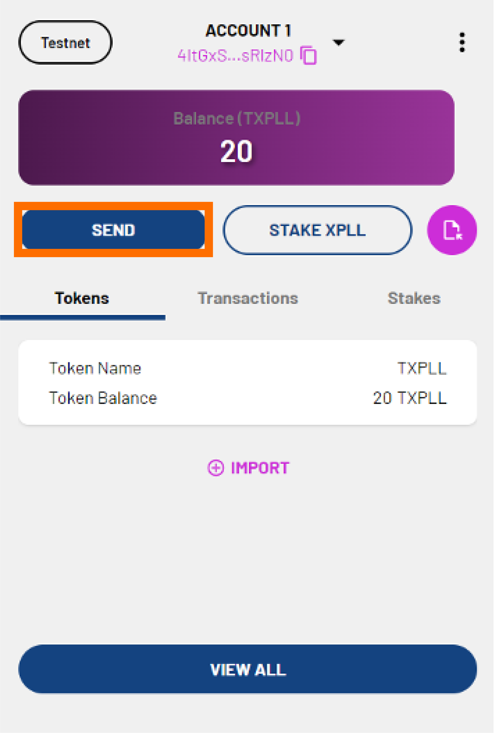 Transferring Tokens - ParallelChain Mainnet Documentation